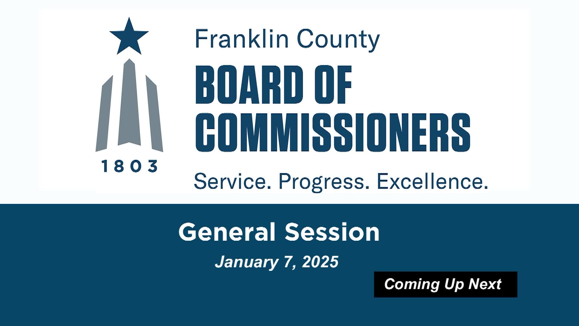 Franklin County Commissioners 1/7/2025
